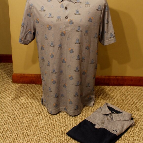 Travis Mathew | Shirts | Two 2 Travis Mathews Mens Golf Polo Shirts ...